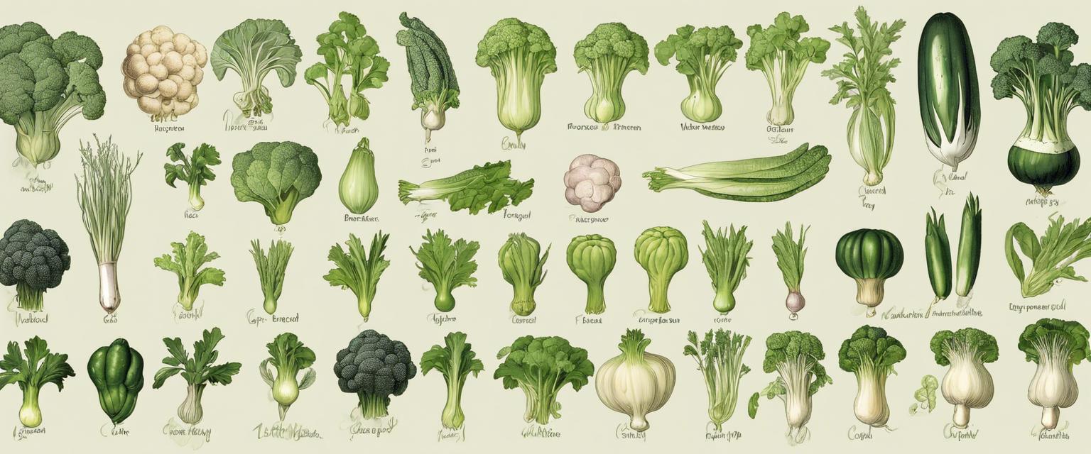 Variétés populaires de légumes rares