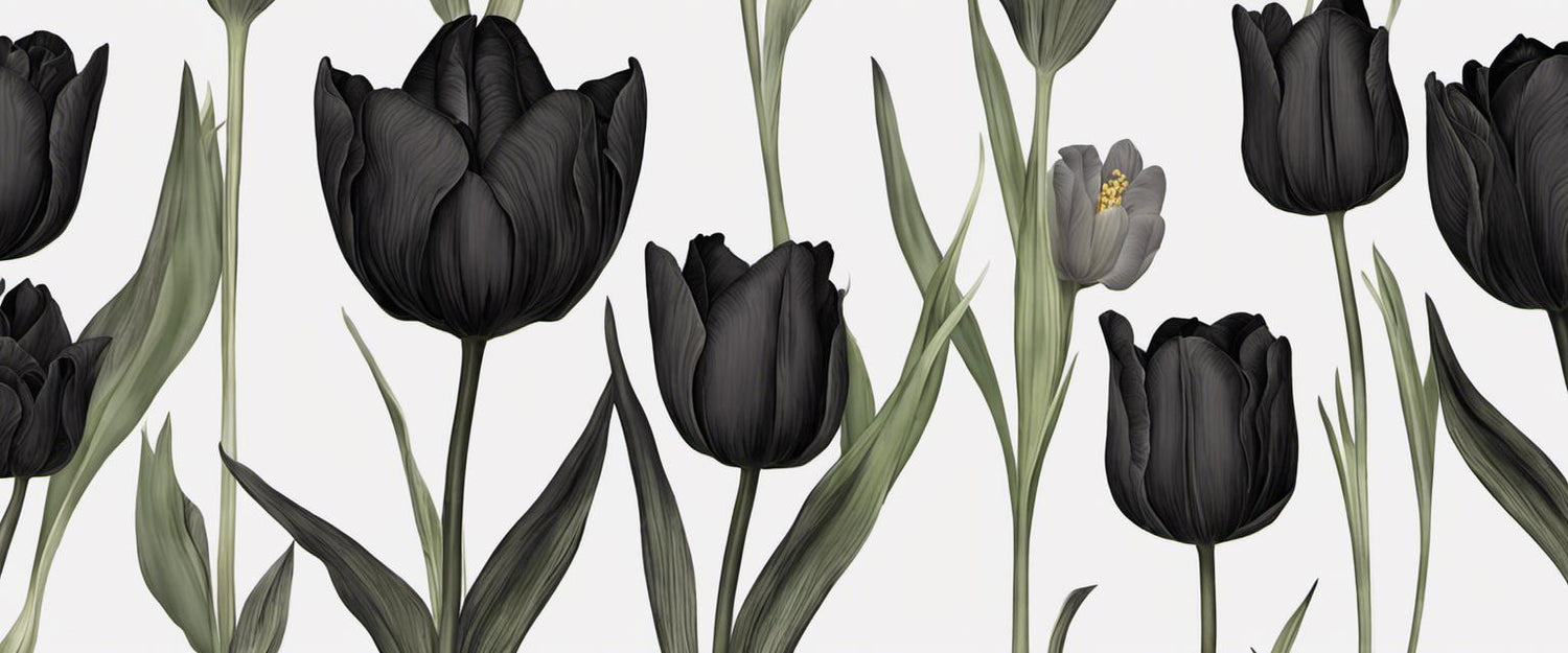 Les tulipes noires : mystérieuses et élégantes