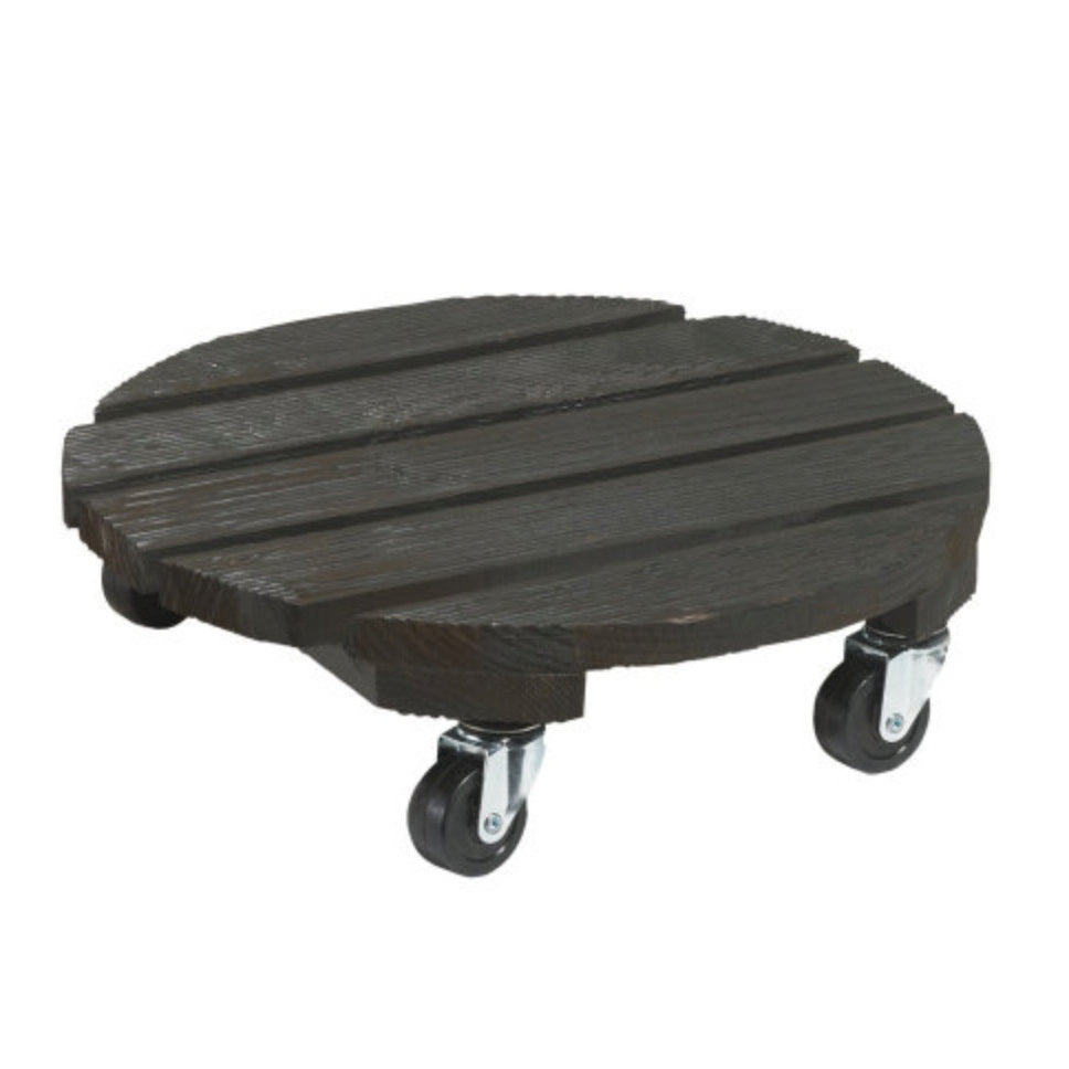 Support à roulette en bois